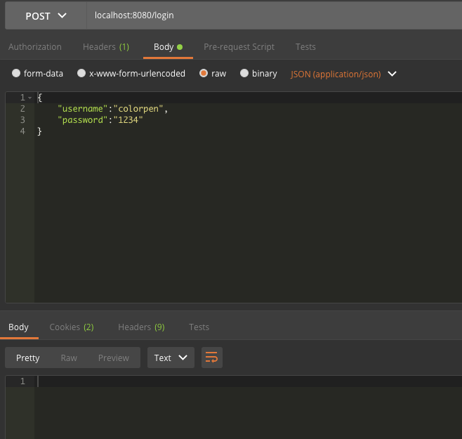 login接口无token返回 · Issue #1 · wintig/spring-boot-examples · GitHub