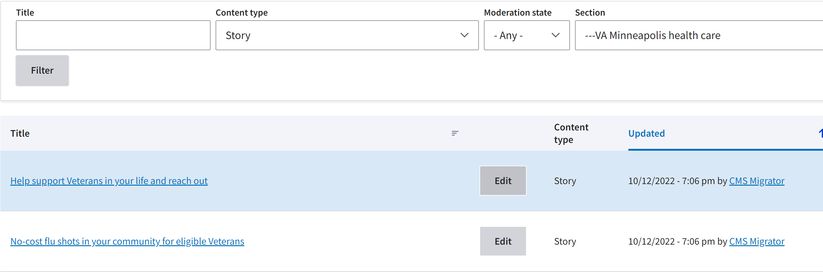 Feature function for Story content types only allows one Featured story · Issue #11221 ...