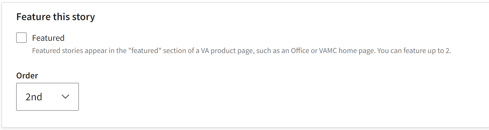 Feature function for Story content types only allows one Featured story · Issue #11221 ...