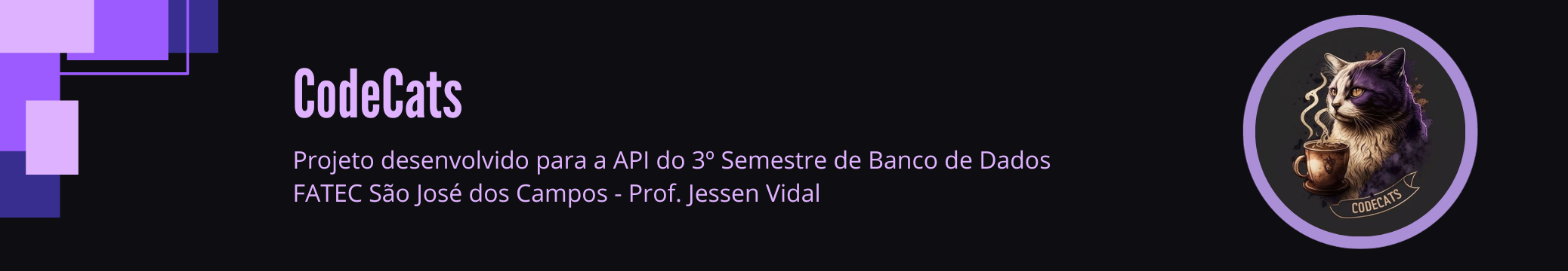 GitHub - codecatss/API-BD3: Projeto Integrador do terceiro semestre de Banco de Dados - Fatec SJC