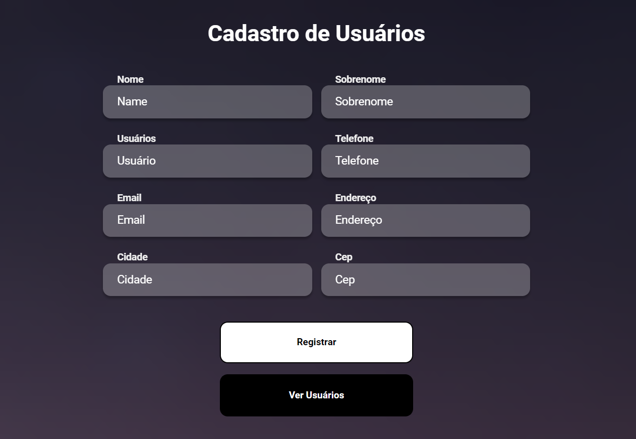 GitHub - eusouregislima/crud-back-end: Back end do projeto Users
