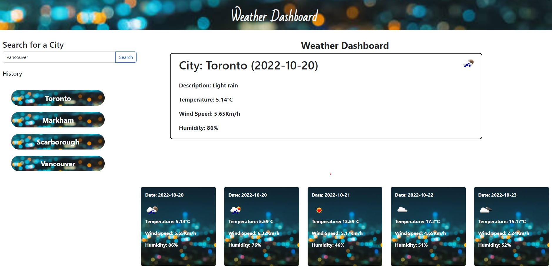 GitHub - Gareth-Kwan/weather-dashboard: Moule 6 Challenge - Server-Side APIs - This challenge ...