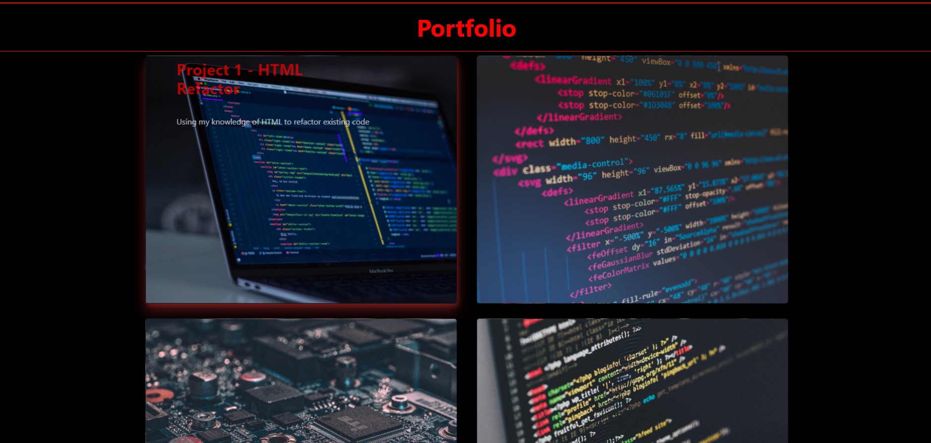React Portfolio | react-portfolio