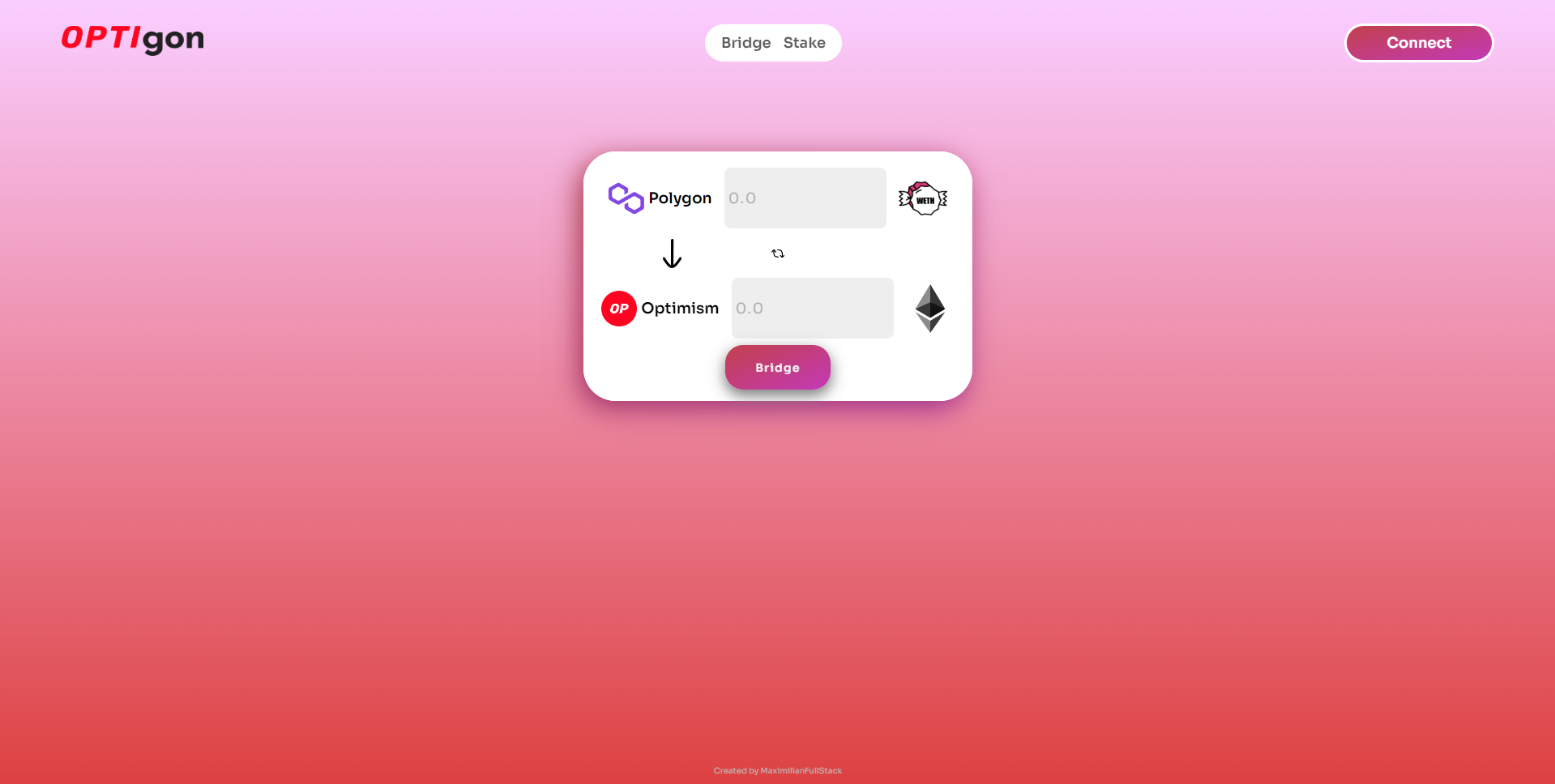 GitHub - MaximilianFullStack/optigon-bridge-frontend: Frontend for the ...