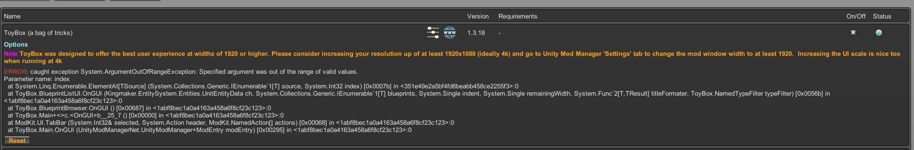 Add an already known spell as at-will ability will cause toybox crash · Issue #420 · cabarius ...