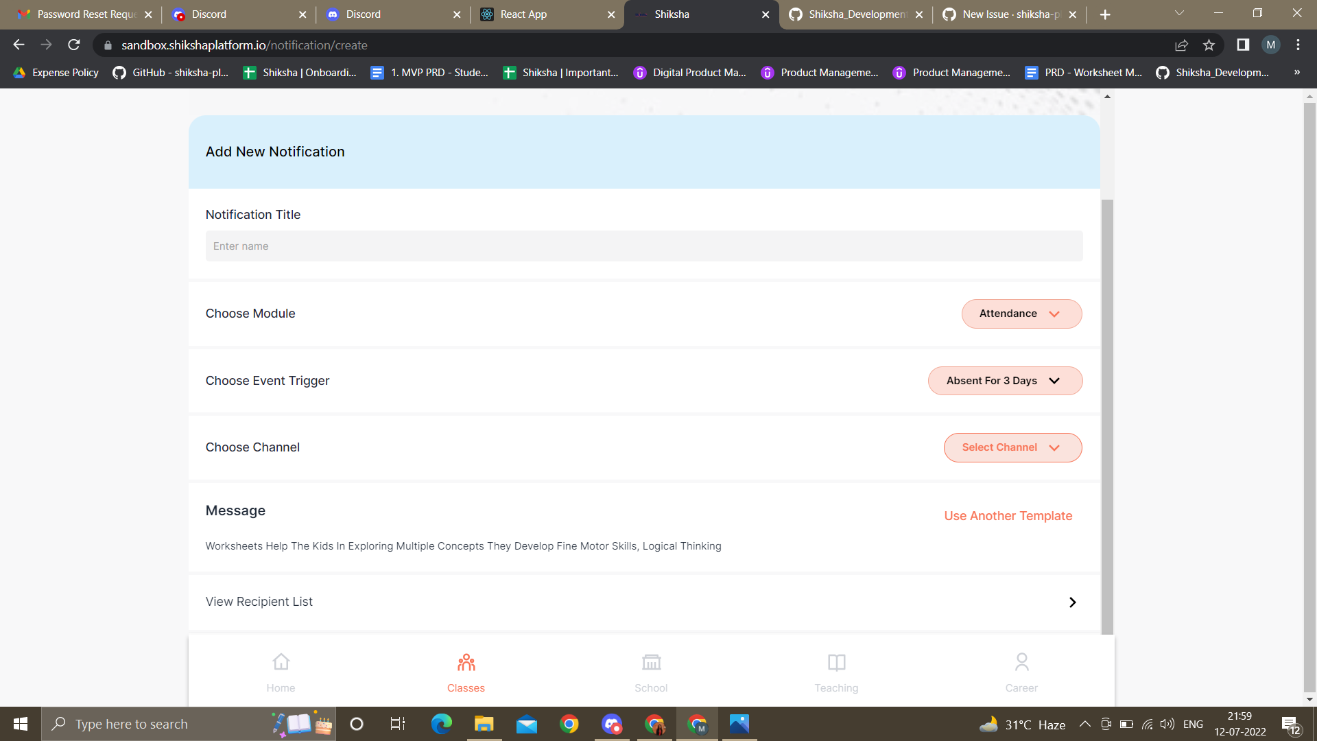 Select Channel option not working · Issue #198 · shiksha-platform/frontend-modulefederation · GitHub
