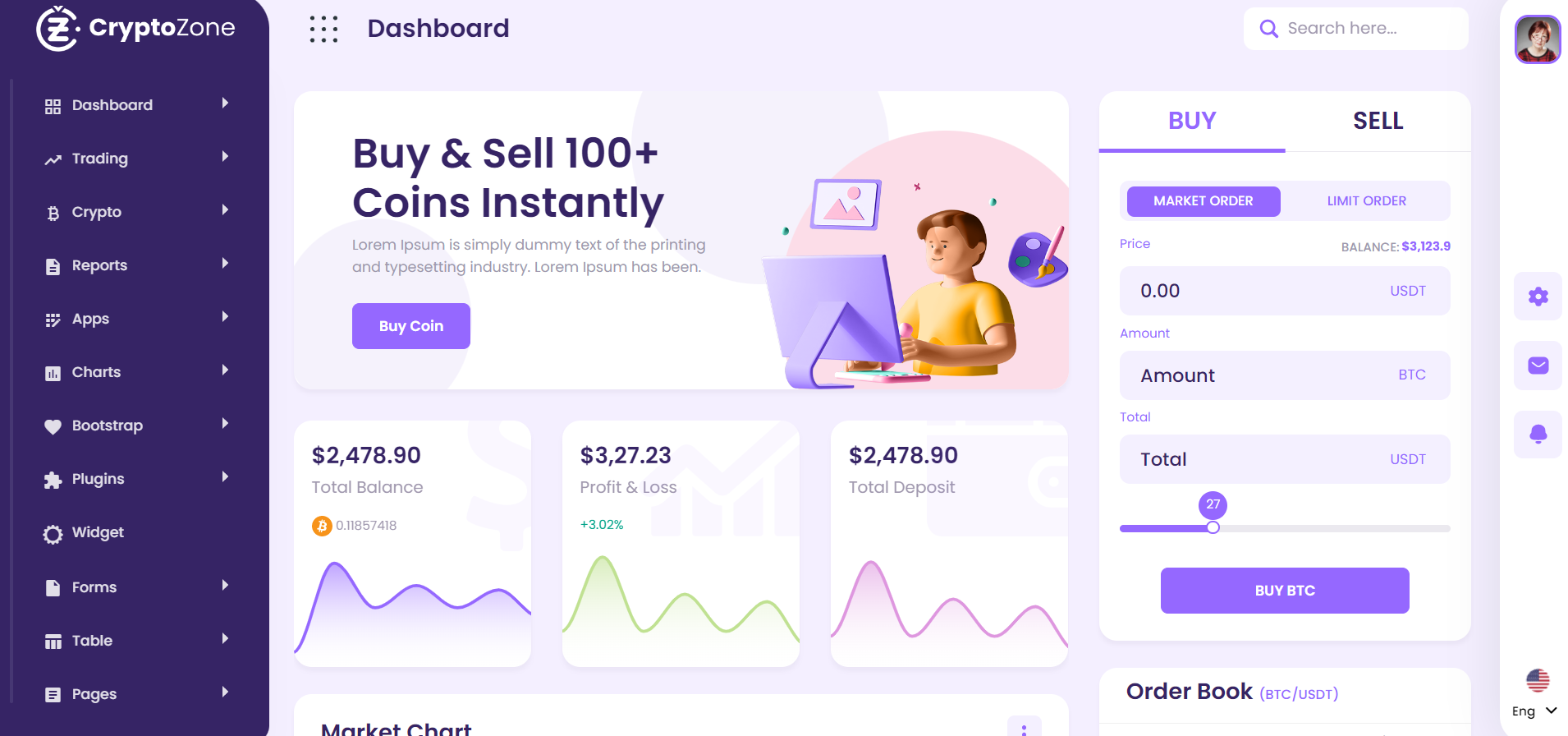 GitHub - alenpragma/Cryptozone-react-template: Crypto-v1.0-react-template
