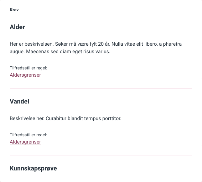 [Tjeneste] Komponenten Krav · Issue #1380 · Informasjonsforvaltning/fdk-portal · GitHub