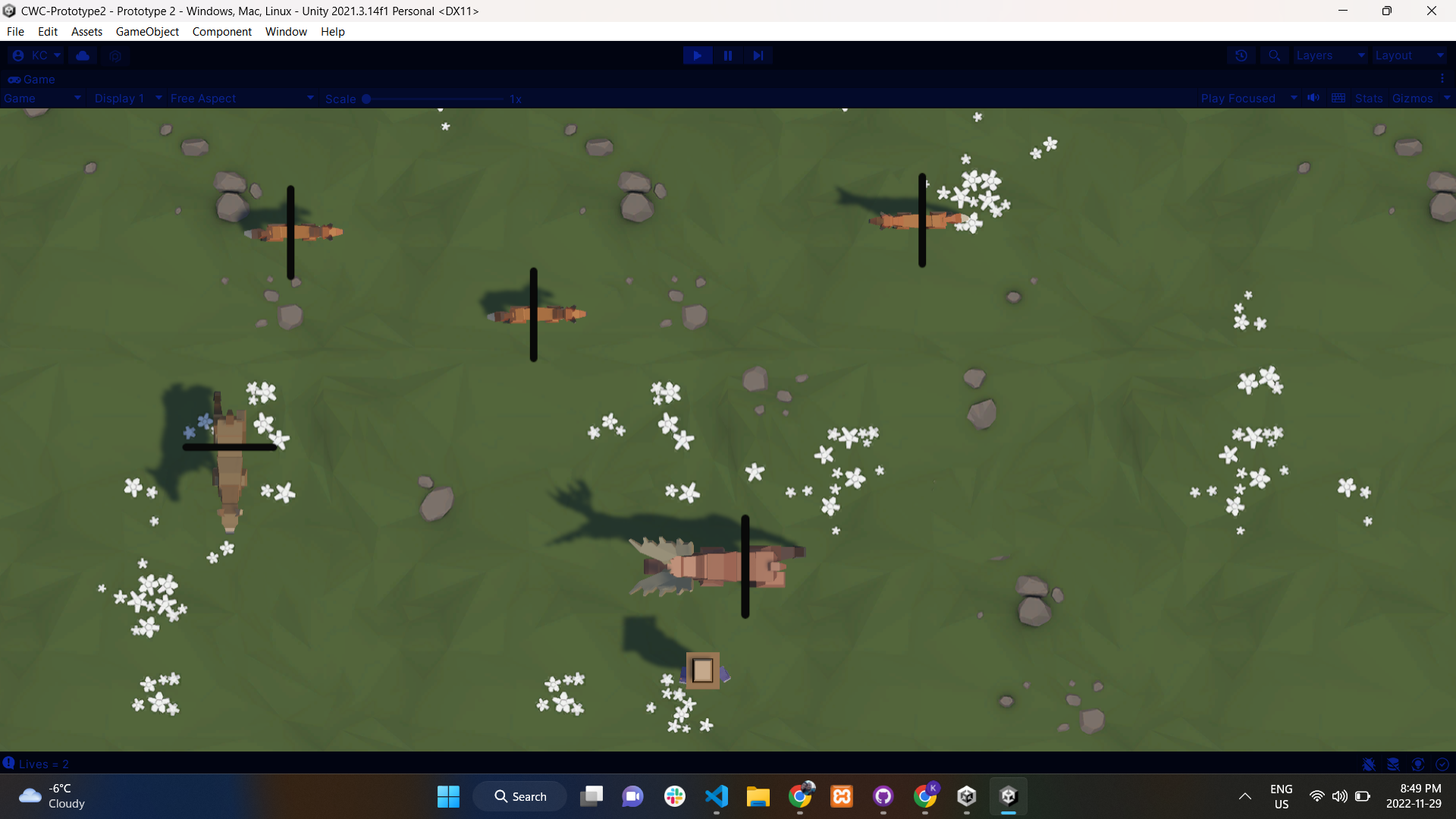 GitHub - Cussk/CWC-Prototype2: Prototype 2 - Basic Gameplay Elements