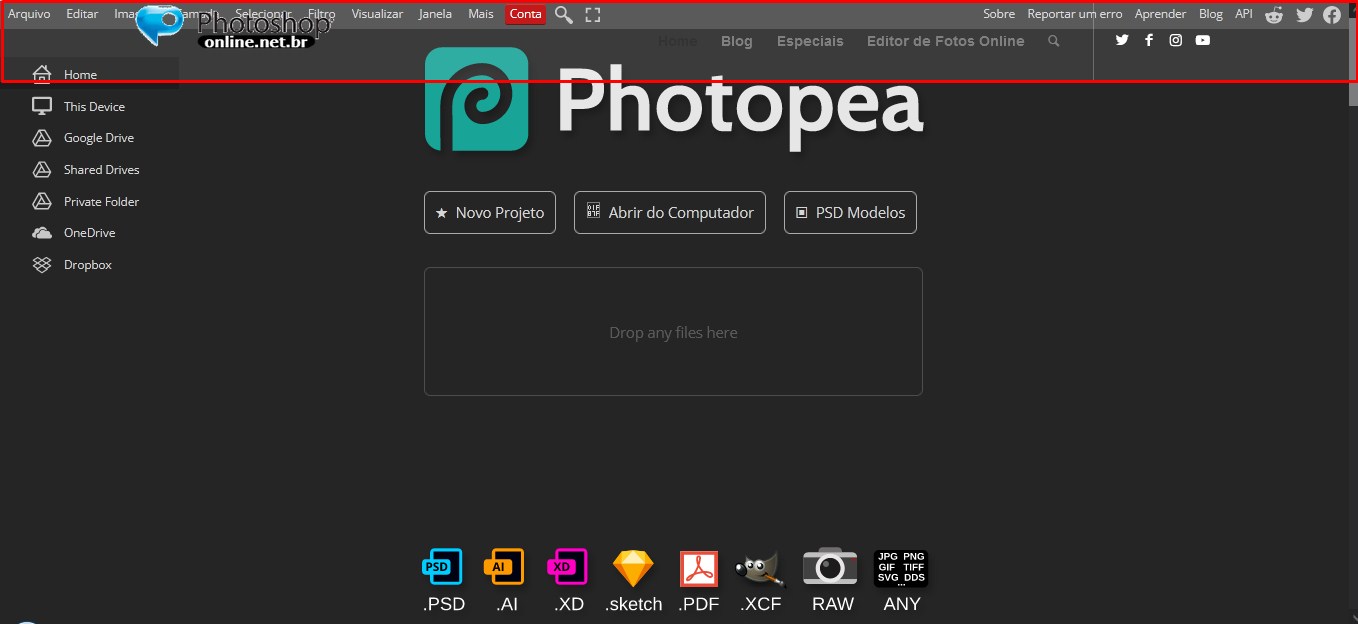 Elements blocking click Photoshop Online · Issue #4800 · photopea/photopea · GitHub