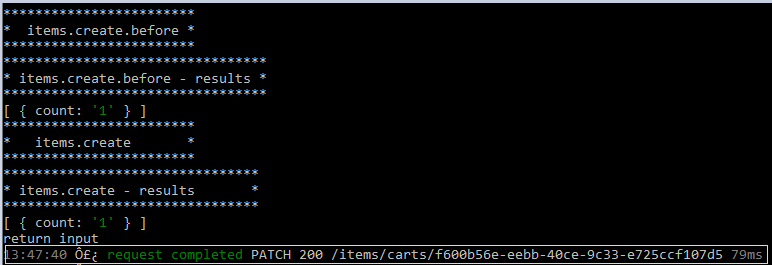 items.create hook event is triggered when the item is not inserted in ...
