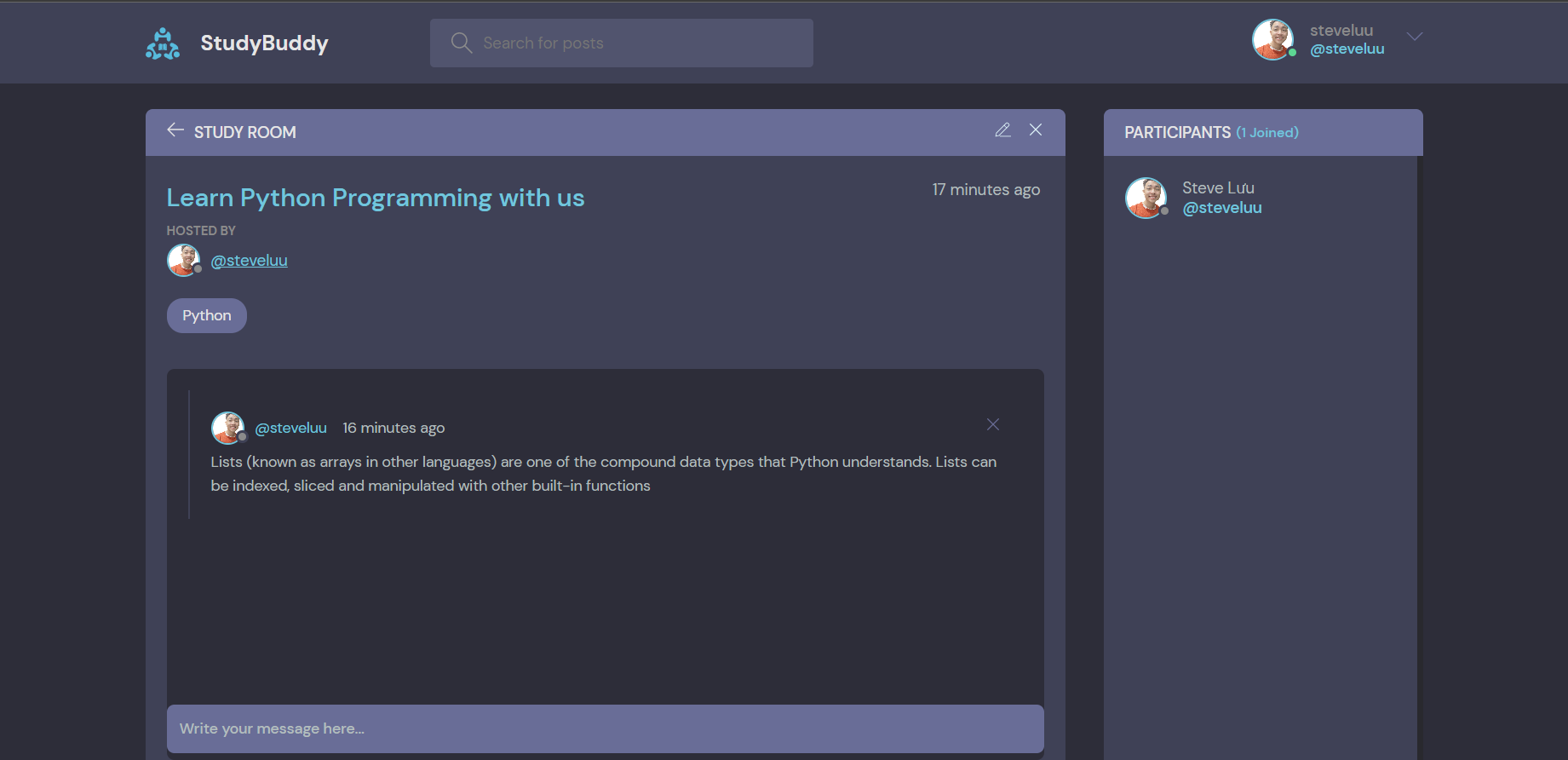 GitHub - SteveTomorrow/Study-Buddy: A social networking site that allows sharing information ...