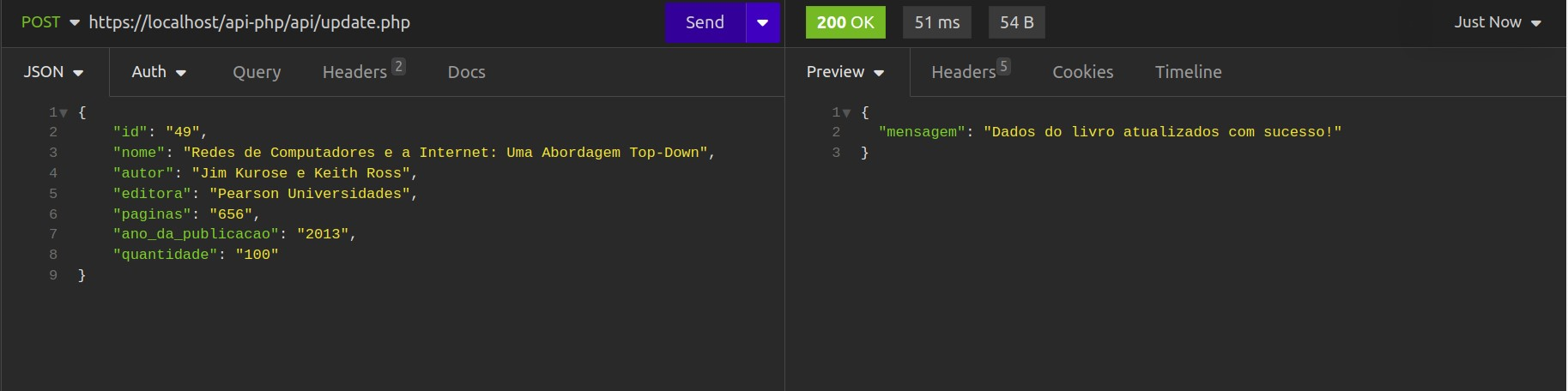 GitHub - JosianeBarros/api-php: API feita em PHP que realiza cadastro, lista, atualiza e apaga ...