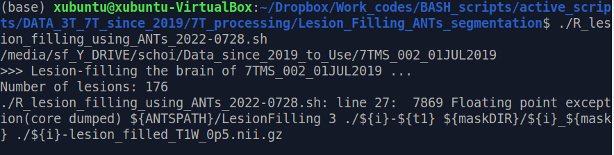 LesionFilling error · Issue #1407 · ANTsX/ANTs · GitHub