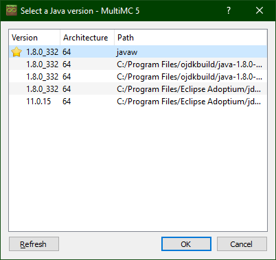 MultiMC doesn't autodetect OpenJDK installation · Issue #4852 · MultiMC/Launcher · GitHub