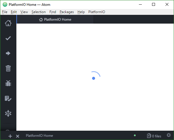 'PlatformIO Home' doesn't open · Issue #1043 · platformio/platformio-atom-ide · GitHub