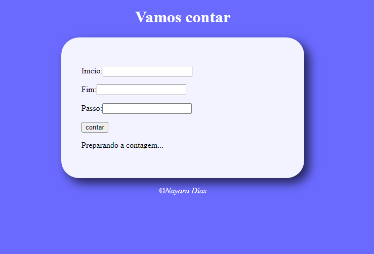GitHub - nayaradias1/Vamos-contar
