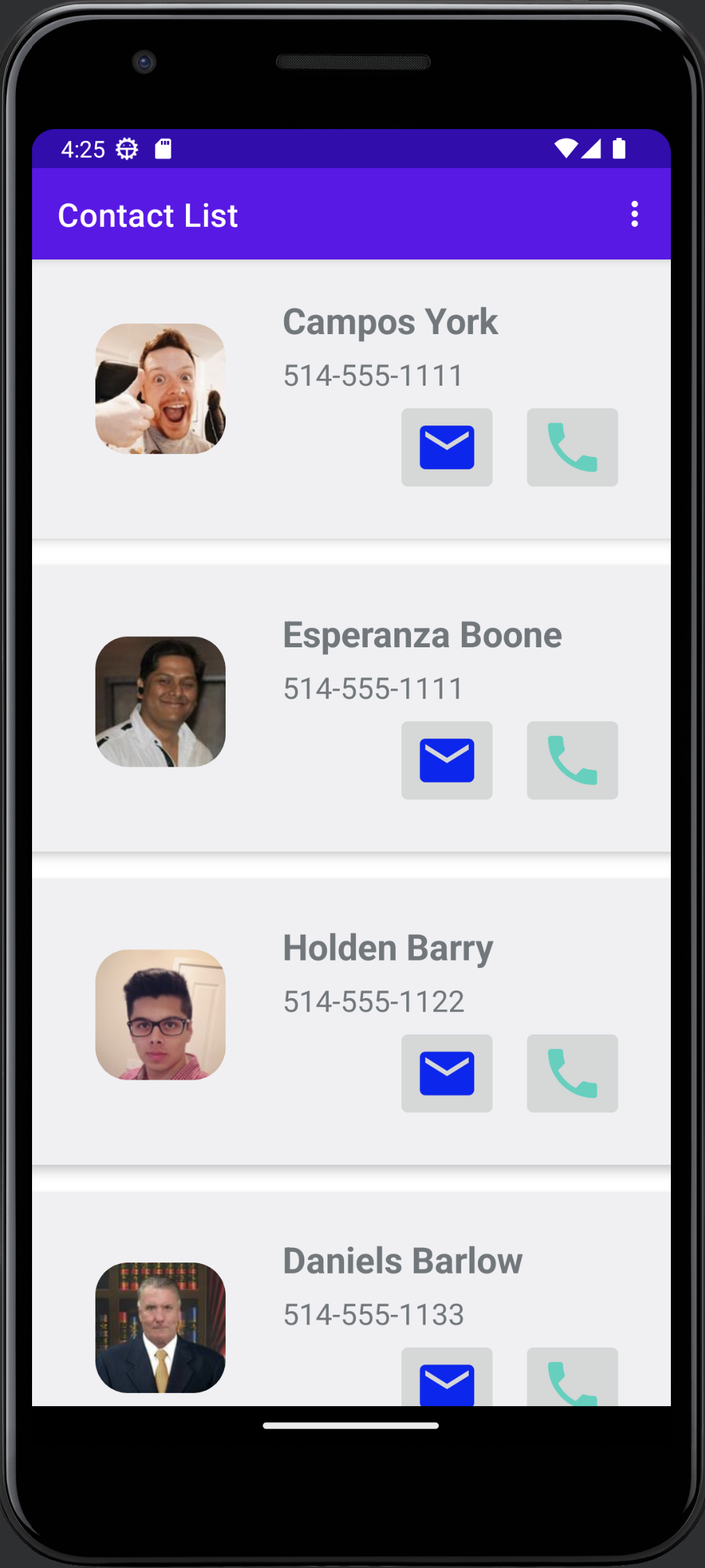 GitHub - Novastar-shine/androidContactListRecyclerView