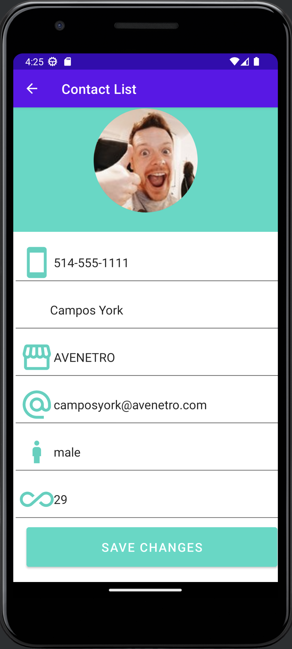 GitHub - Novastar-shine/androidContactListRecyclerView
