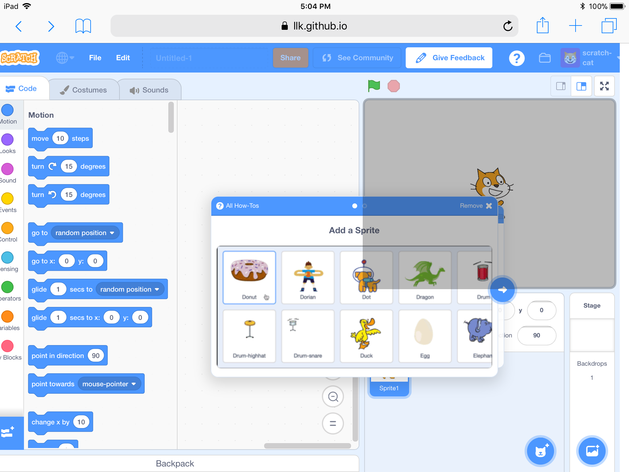 Selecting blue top bar in learning resource selects part of gui ...