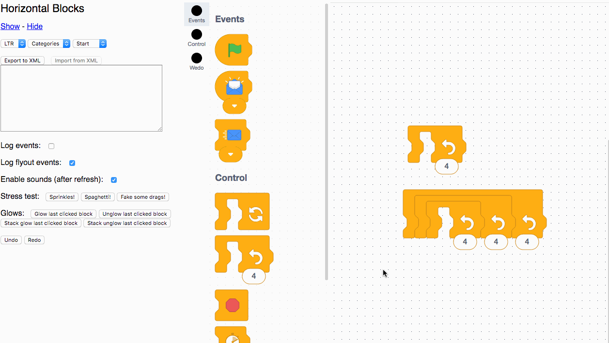 Undo - Children of removed block sometimes move to the bottom right corner of screen · Issue ...