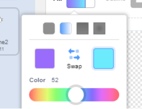 Gradient icons should not be selectable · Issue #640 · scratchfoundation/scratch-paint · GitHub