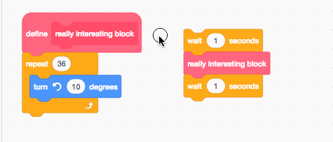 Custom Procedure blocks don't glow · Issue #3069 · scratchfoundation ...