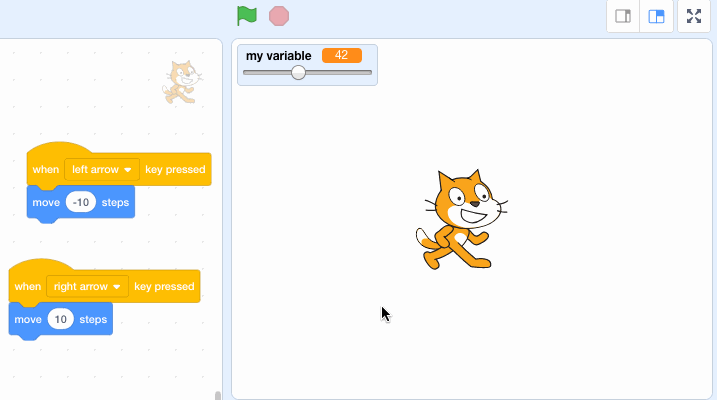 Slider handle on variable monitors should not capture keyboard inputs ...