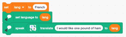 "Set language" menu in Text to Speech extension should accept dropped ...