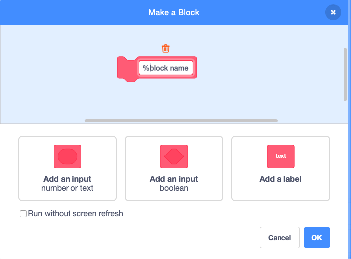 Loading a project with a custom procedure that has an invalid name ...