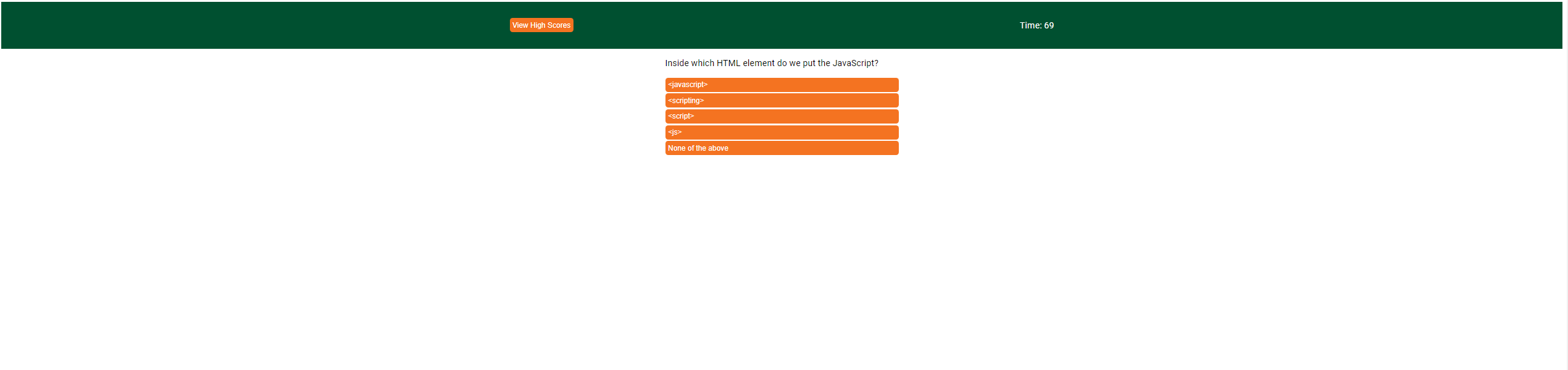 GitHub - Barrerse/Code-Quiz