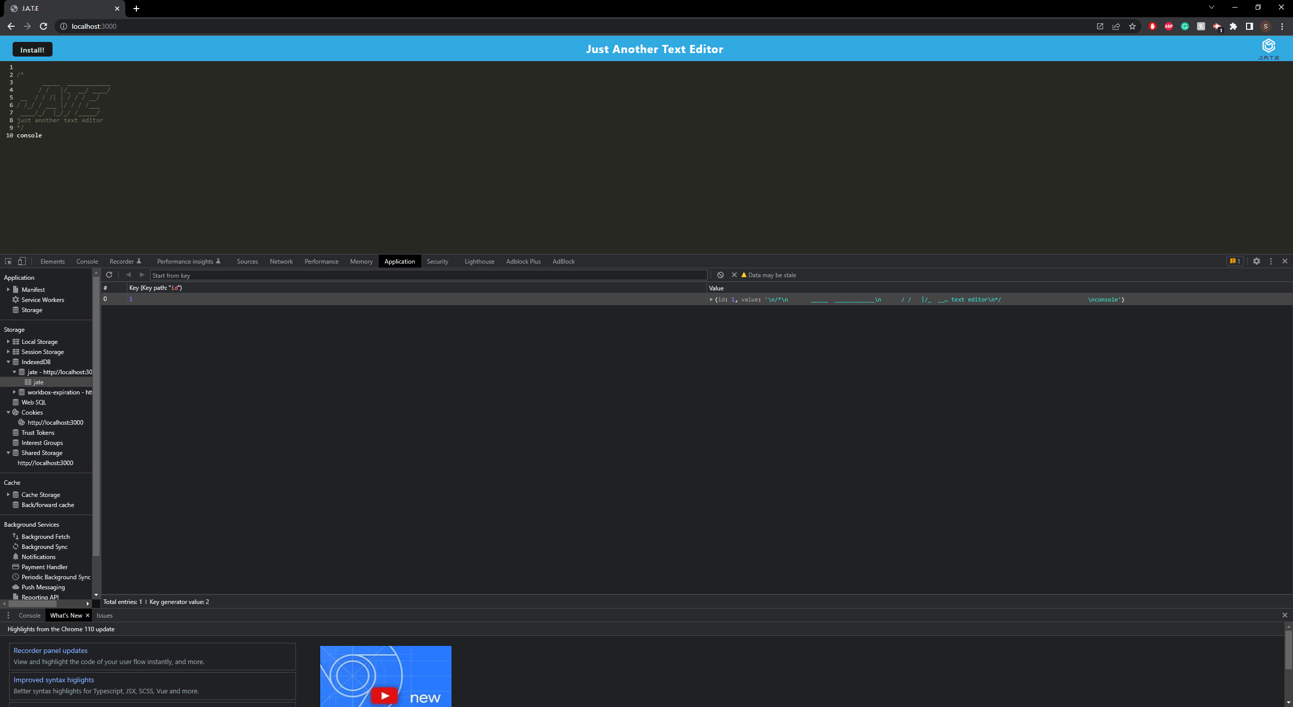 GitHub - Barrerse/PWA_TextEditor: The app will be a single-page ...