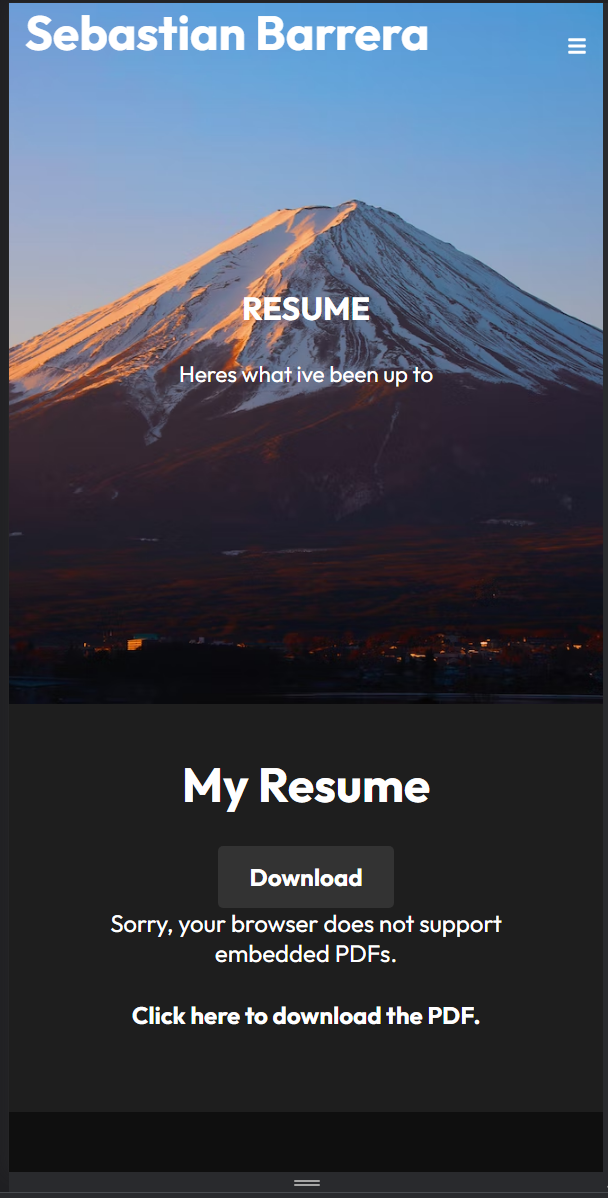 GitHub - Barrerse/My_Portfolio: Professional portfolio created using React