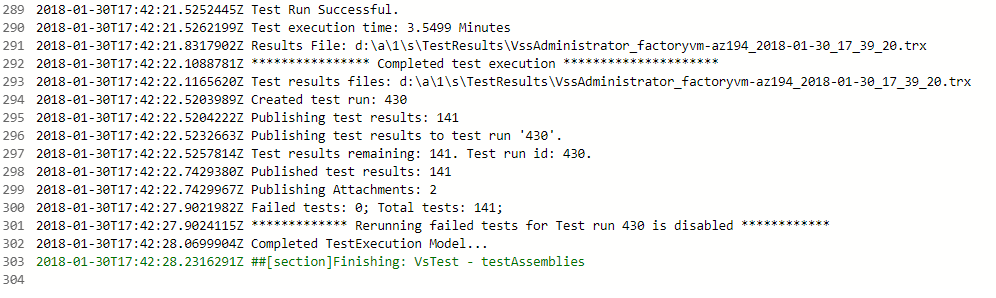 Publish VsTest Results Error: Failed to publish test results: Data at ...