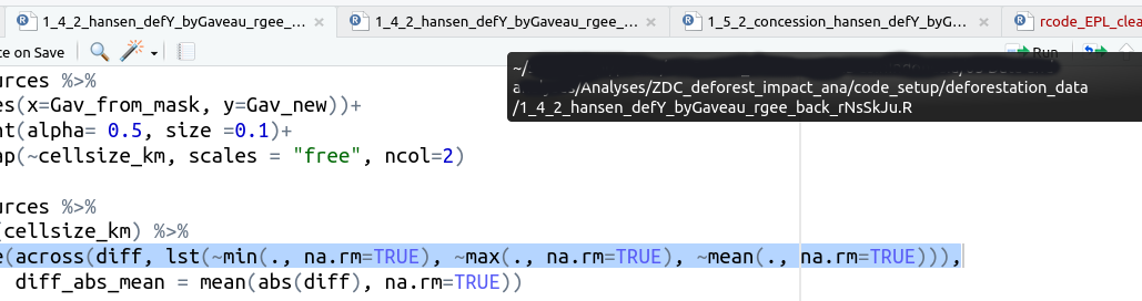 Same document can be opened as two different tabs in same Rstudio ...