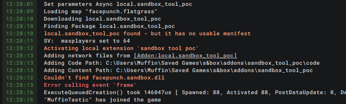 Error loading local addons with targets while starting packaged games · Issue #2449 · Facepunch ...