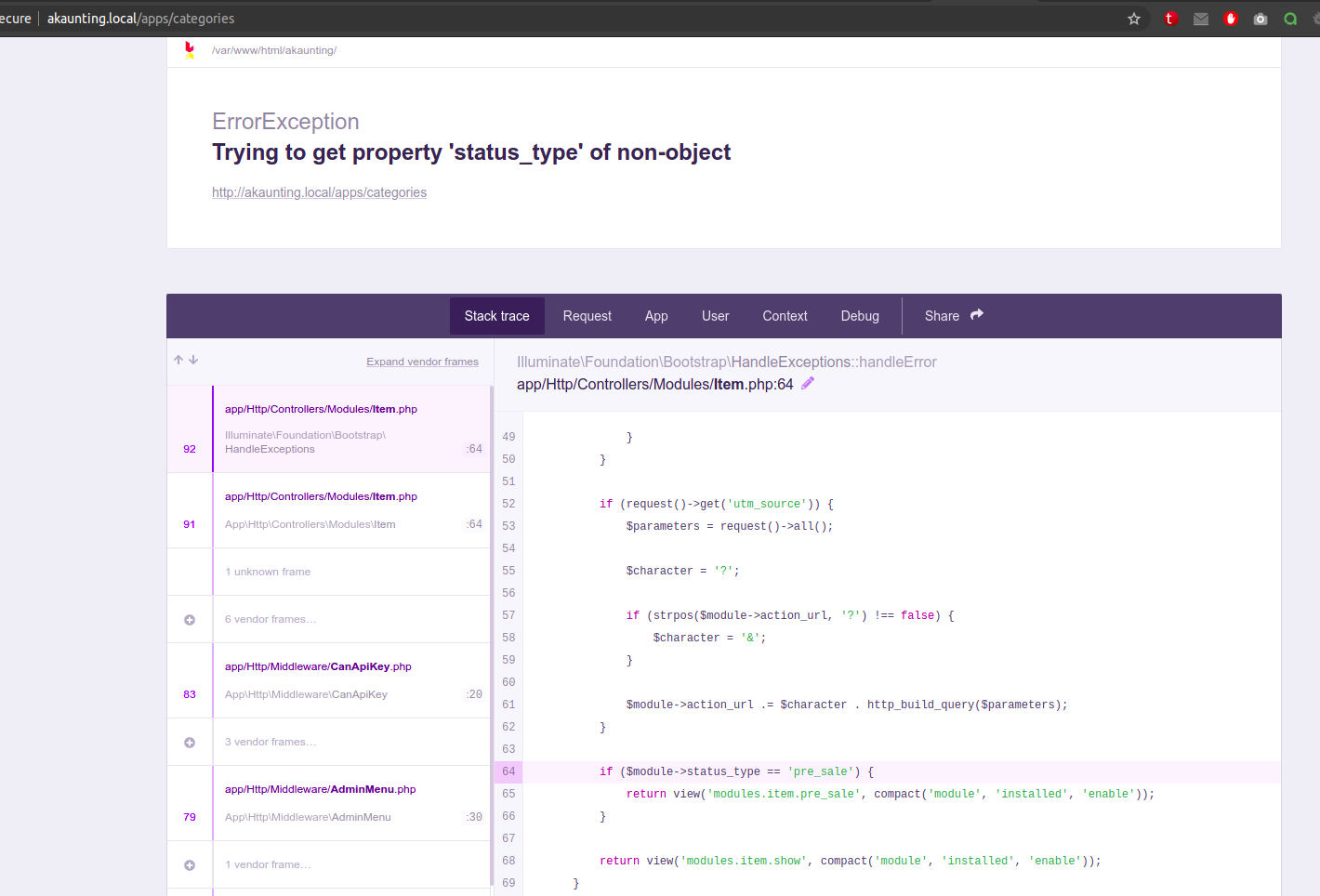 Apps All Categories not working · Issue #1444 · akaunting/akaunting · GitHub