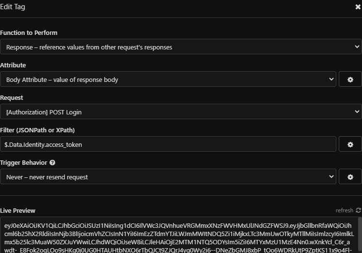Insomnia designer EnvironmentVariables do not get updated through Test ...