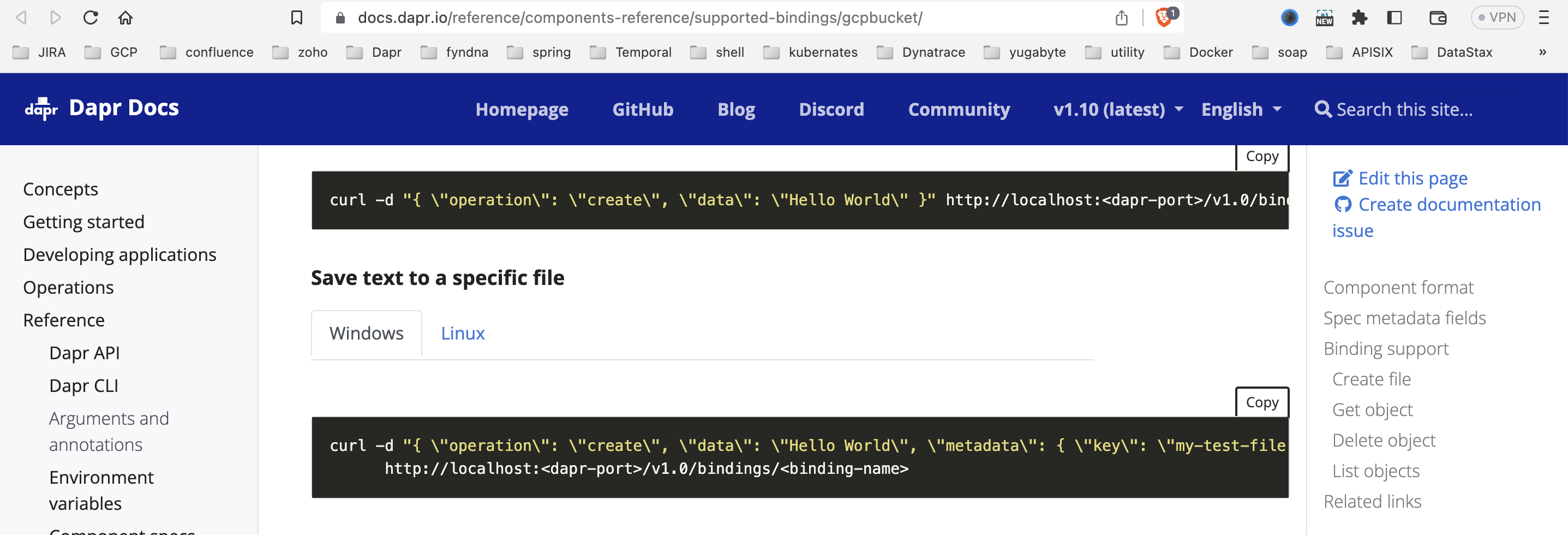 Consistency In Binding Metadata For Different Cloud Storage Providers · Issue 2877 · Dapr 6506