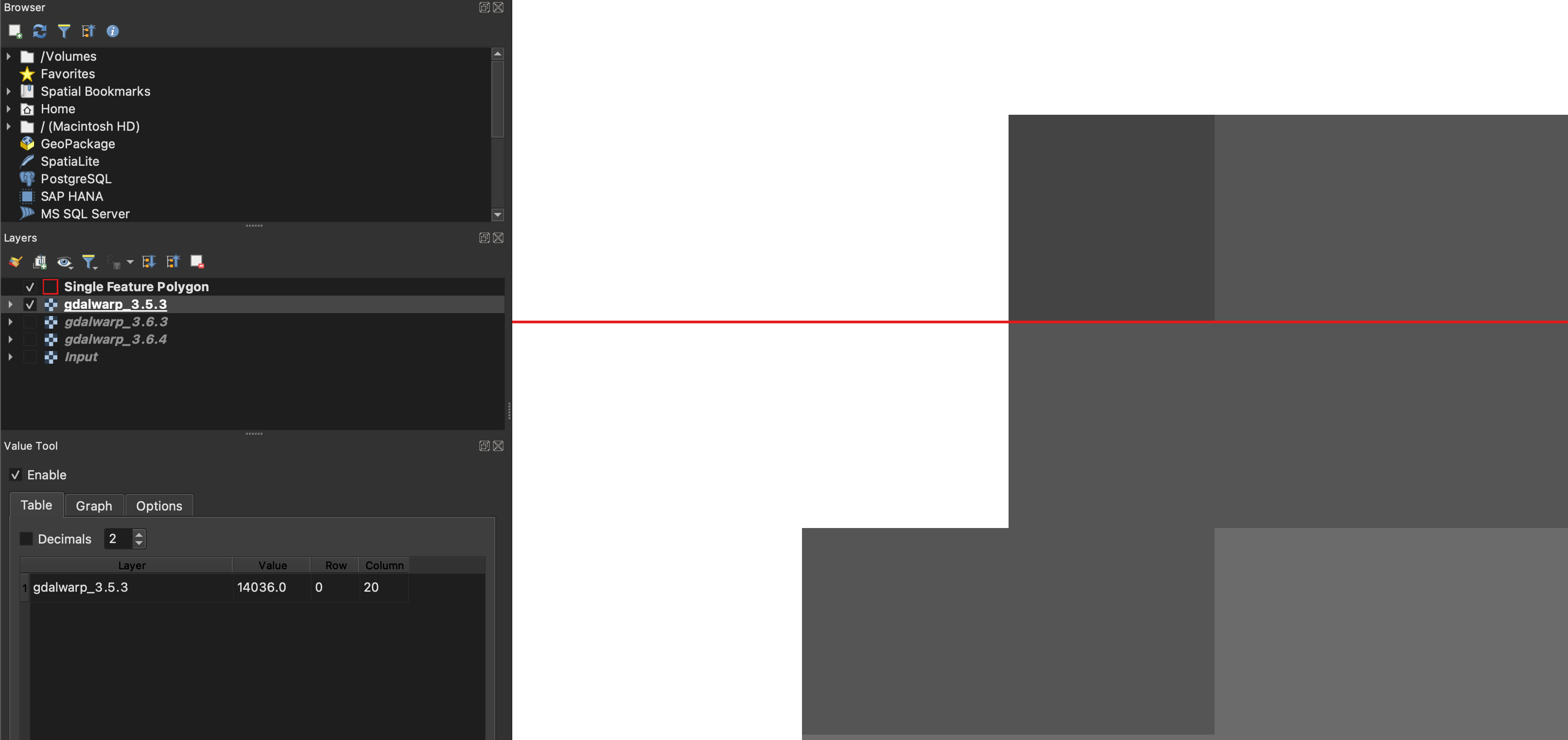 Missing pixels in gdalwarp output when using `-crop_to_cutline -wo ...