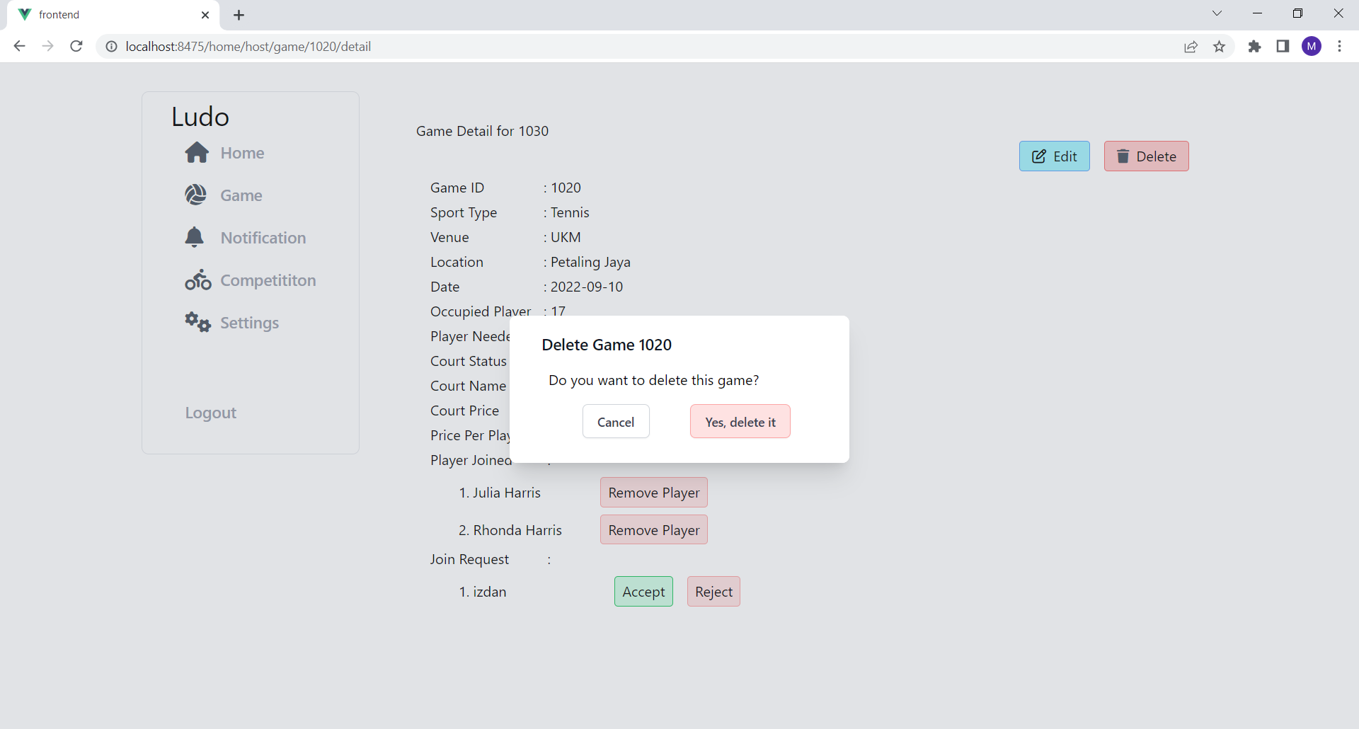 GitHub - fidanazhan/django-vue-ludo-ver2: Version 2 of Ludo App that was developed by using ...