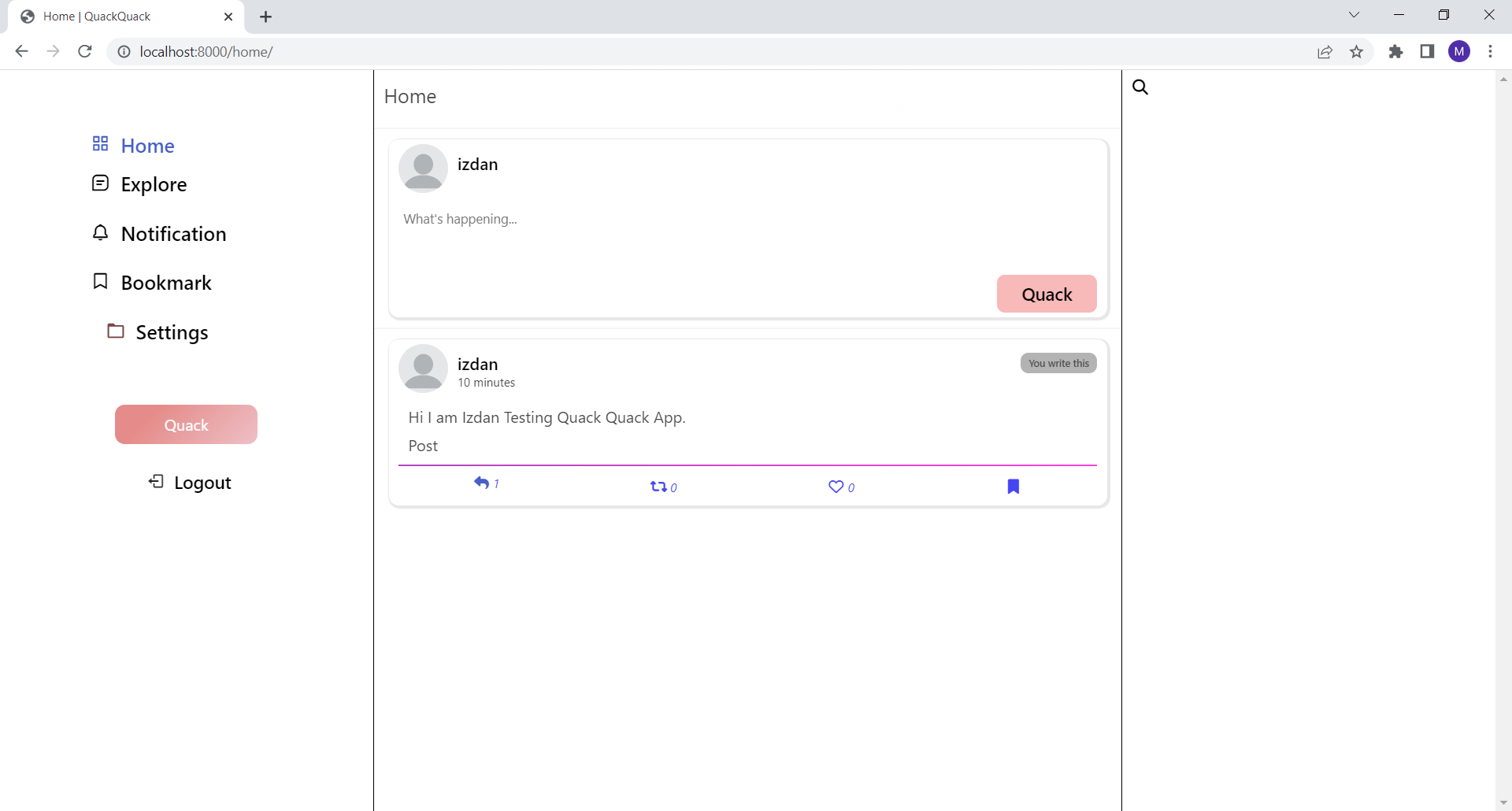 Github Fidanazhandjango Social Media Clone Social Media Clone Written In Django For The 