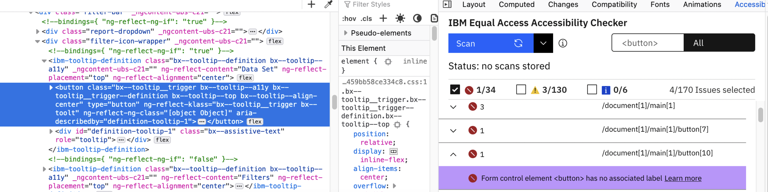 [Accessibility]: Form control element has no associated label · Issue ...
