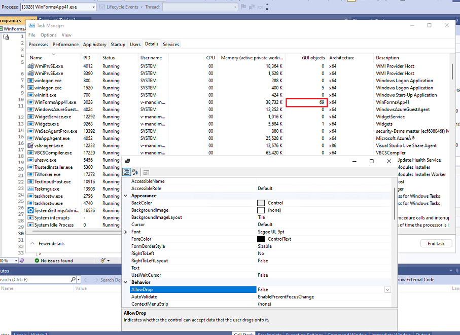 Propertygrid Gdi Handle Leak In Net 70 · Issue 9028 · Dotnetwinforms · Github