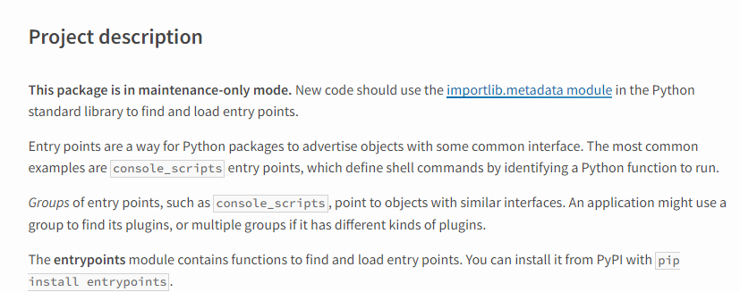 Entrypoints Is In Maintenance Mode · Issue 2675 · Altair Vizaltair · Github 