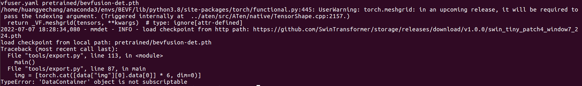 how can I dump a bevfusion model to onnx? · Issue #60 · mit-han-lab ...
