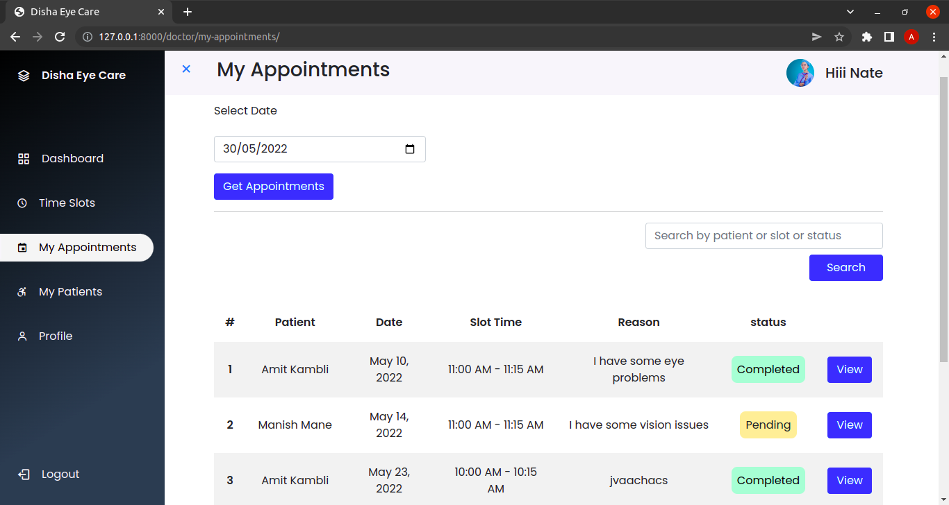 GitHub - amolkhedekar26/HMS---Disha-Eye-Clinic: Disha Eye Care - This is Hospital Management ...
