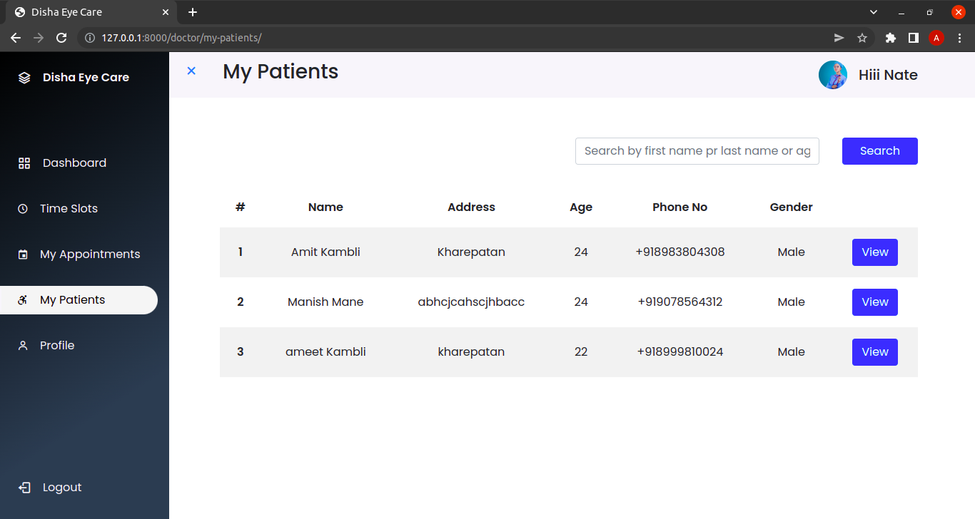 GitHub - amolkhedekar26/HMS---Disha-Eye-Clinic: Disha Eye Care - This is Hospital Management ...