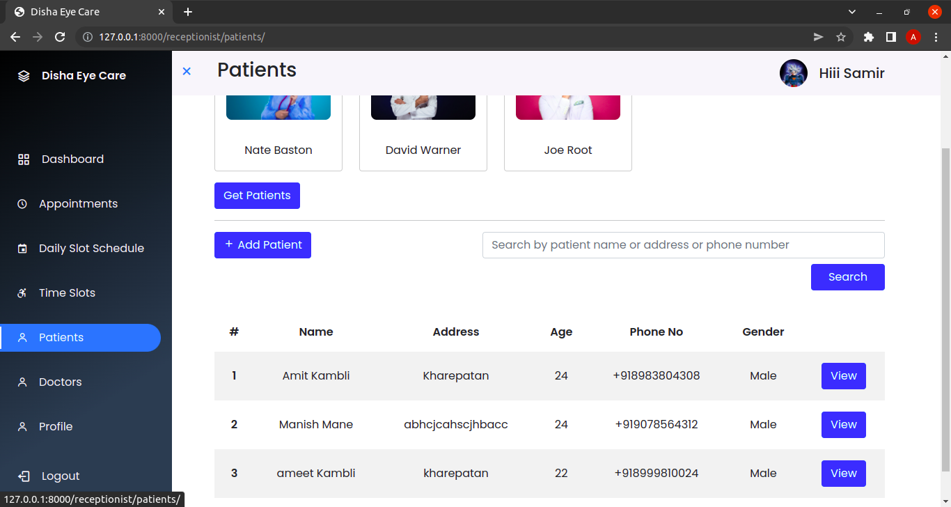 GitHub - amolkhedekar26/HMS---Disha-Eye-Clinic: Disha Eye Care - This is Hospital Management ...